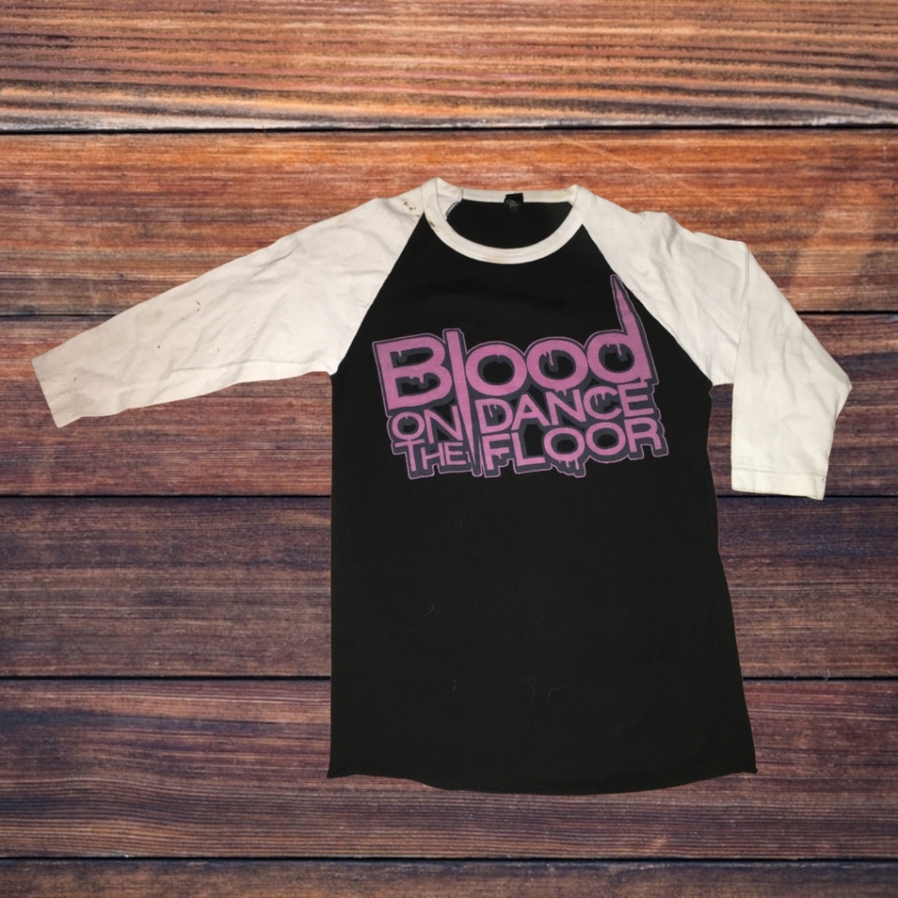 Botdf Blood On The Dance Floor Logo Baseball Shirt Ra… - Gem